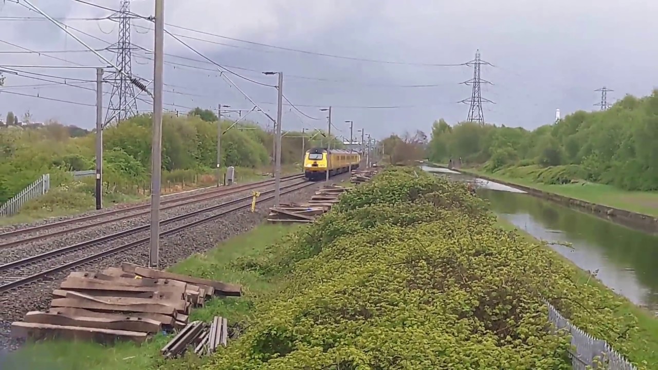 Network rail NMT HST 43013 & 43014 "The Railway Observer", Dudley port ...