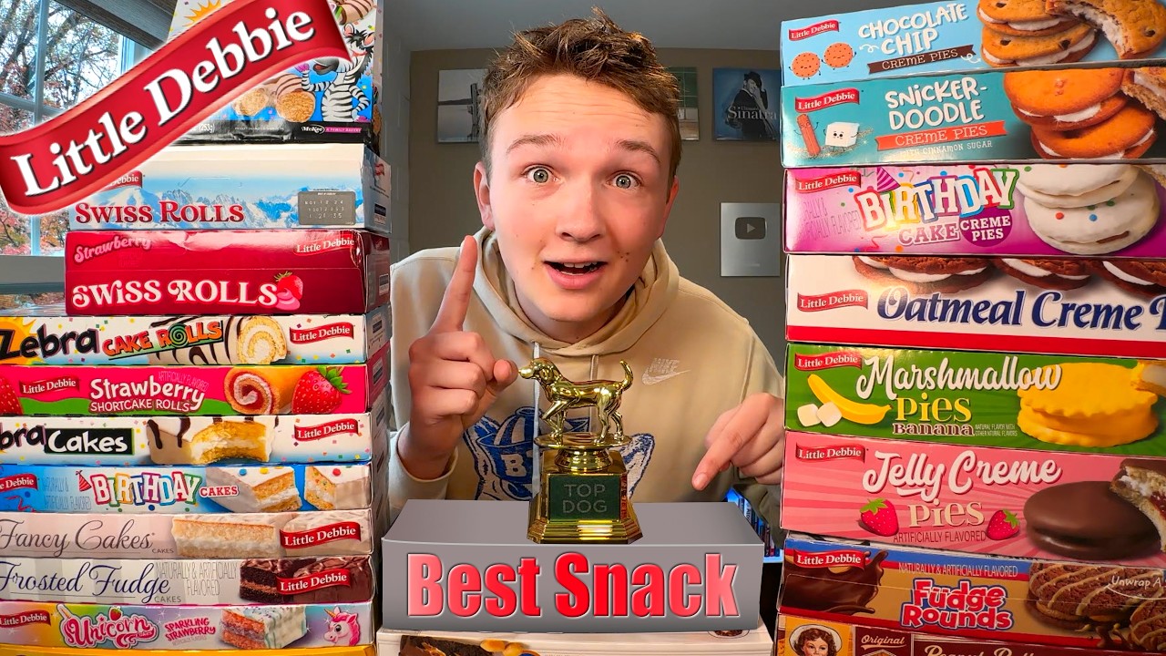 I tried & ranked ALL Little Debbie Snacks! - YouTube