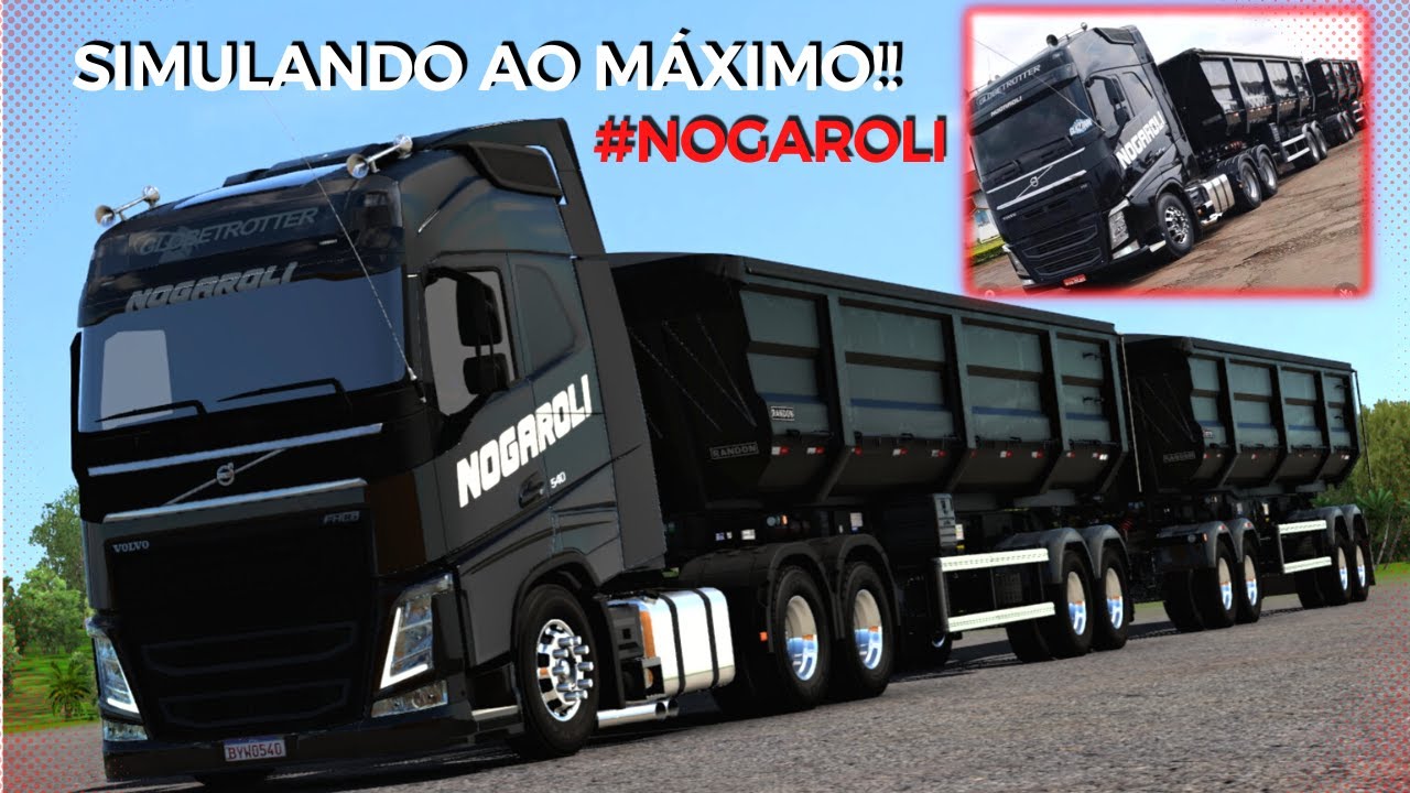 VOLVO FH NO RODO-CAÇAMBA / MAPA ROTAS BRASIL / VÉGAS ETS2 - YouTube