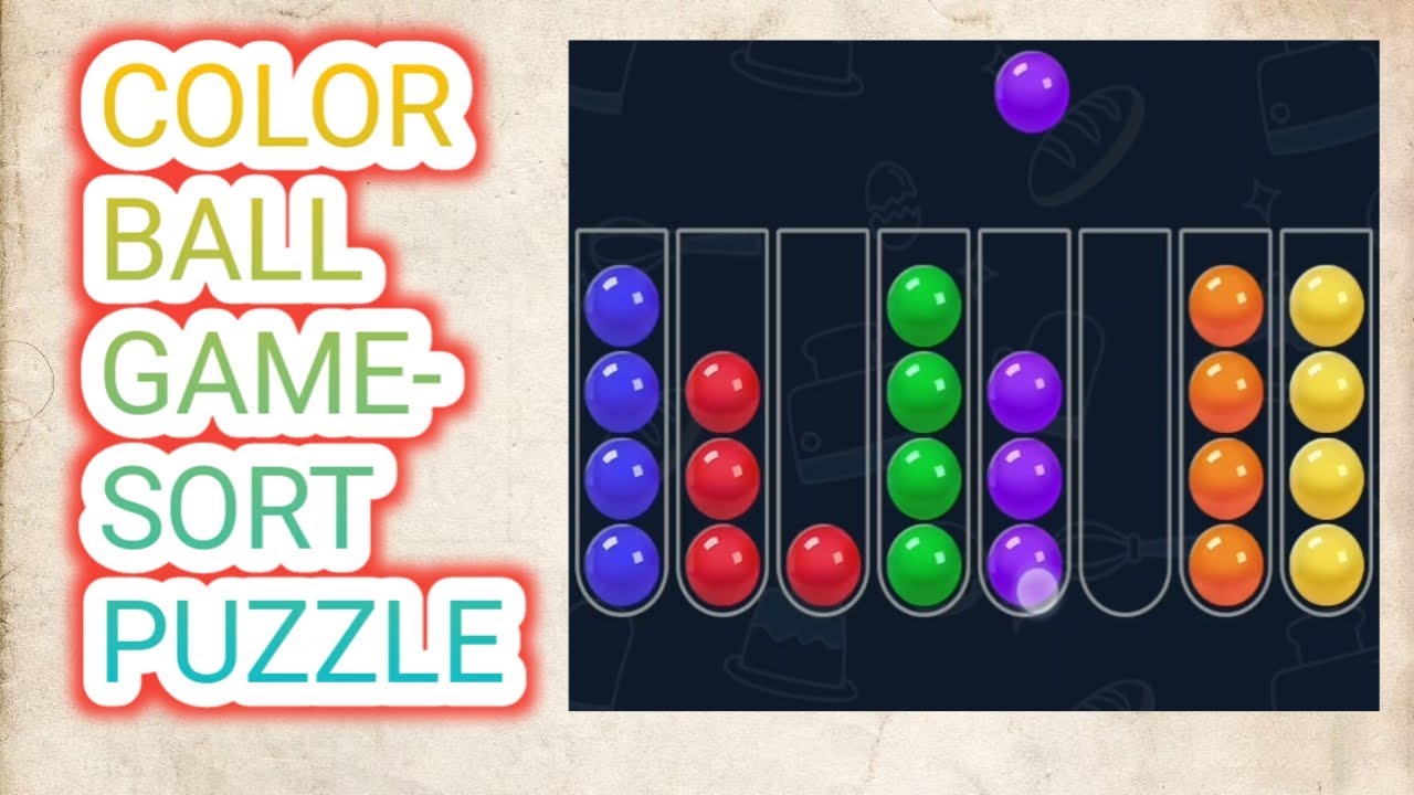 ASMR COLOR BALL GAME, SORT PUZZLE #SCRAMBLE COLORS & # SORTING #PUZZLE #GAMES #TREND - YouTube