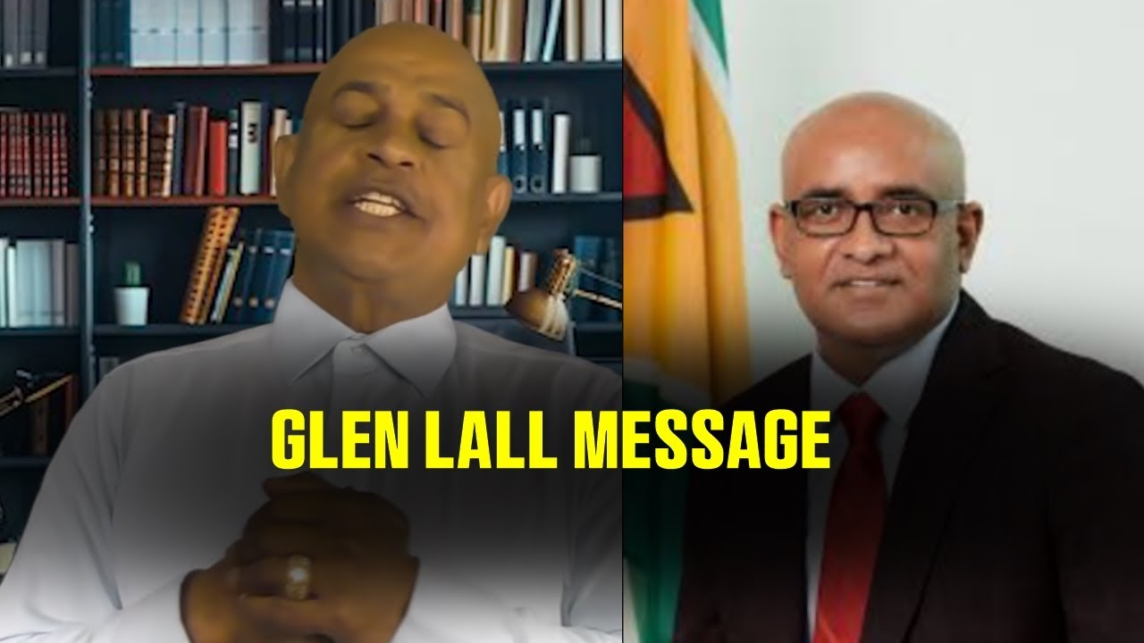 Watch || Glen Lall Message The brightest man in Guyana!!!! . - YouTube