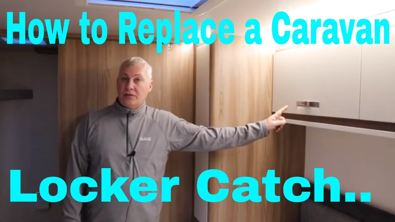 Caravan DIY Replacing a Caravan Locker Catch - YouTube