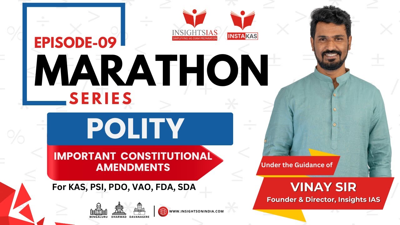 EP-09 | Marathon Series | Polity | For KAS | PSI | PDO | VAO | FDA | SDA Exams - YouTube