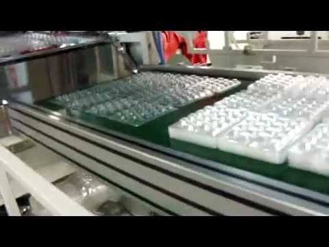 Plastic Container Thermoforming Stacking Machine - YouTube