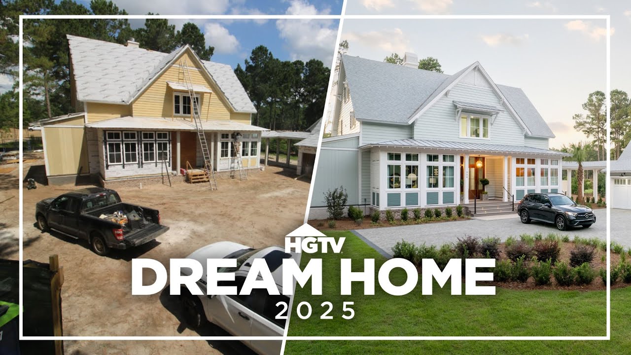 HGTV Dream Home 2025: Before and After Construction - YouTube