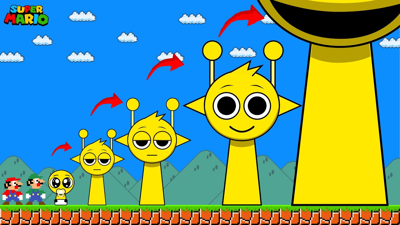 Blue Mario: Mario and Luigi vs Evolution Of Spunki Simon Calamity - YouTube
