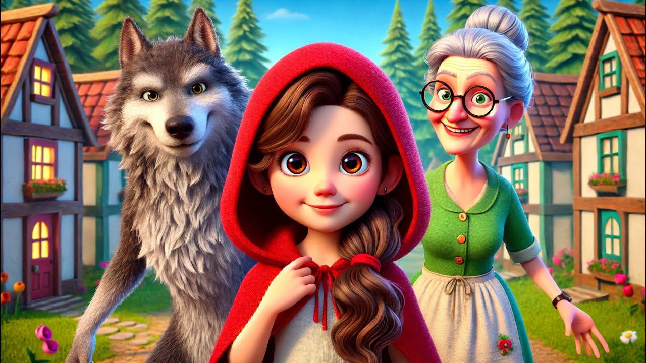🐺 ¡Cuando el Lobo es el Héroe! Caperucita Roja y la Abuela Salvan el ...