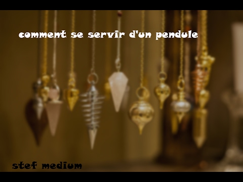 comment se servir d'un pendule - YouTube