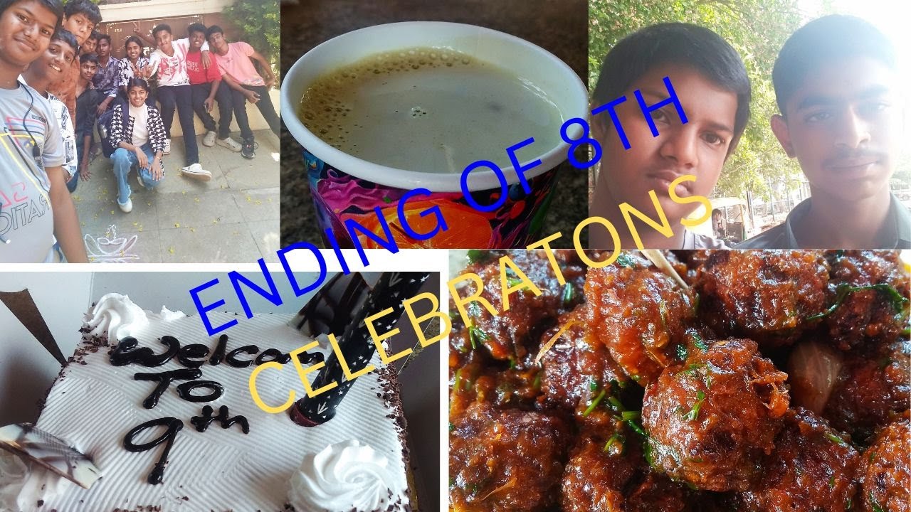 END OF 8TH STD CELEBRATIONS - YouTube
