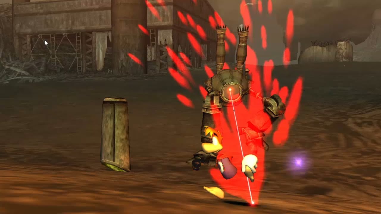 Rayman 4 Prototype - Custom Bipod Guardian Boss Fight - YouTube