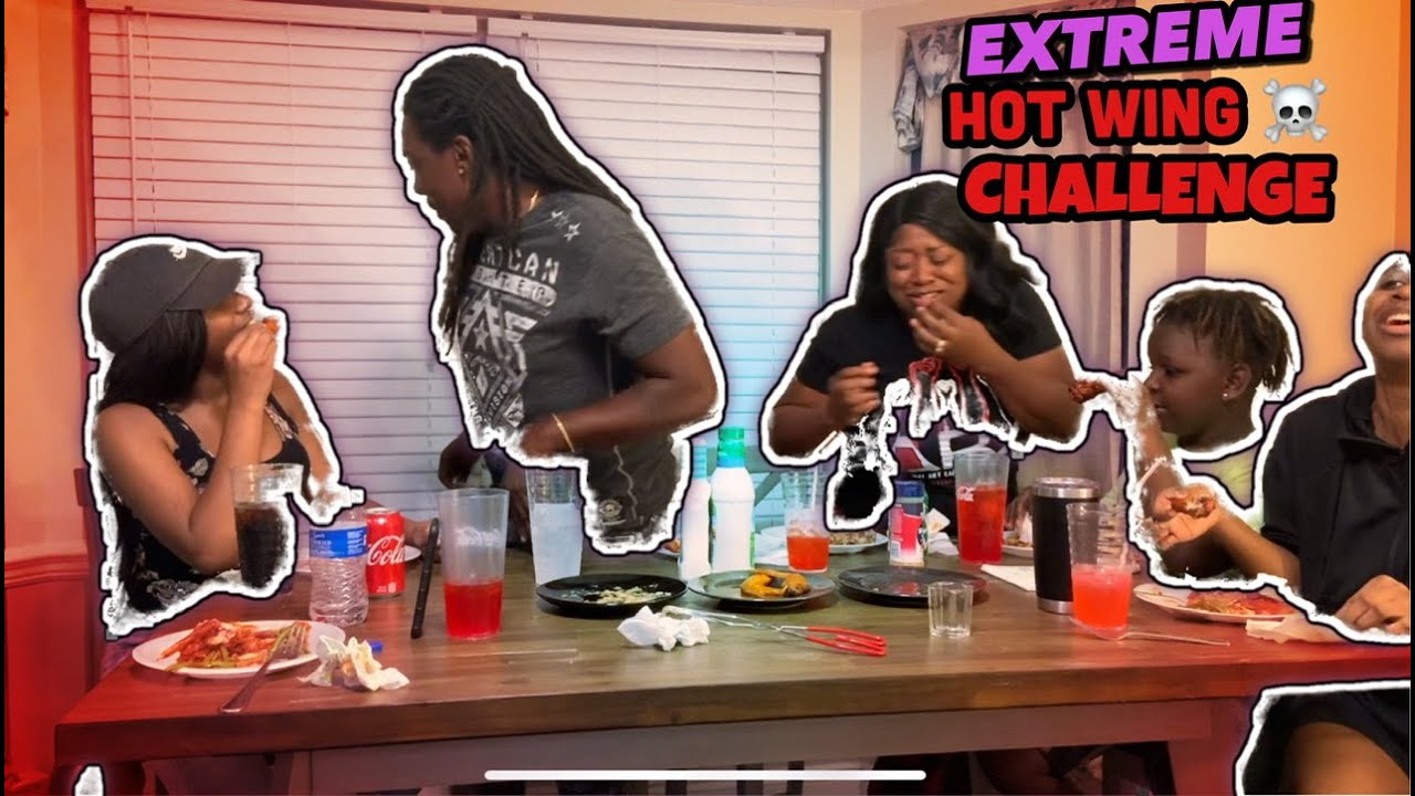Hot wing challenge🥵 - YouTube
