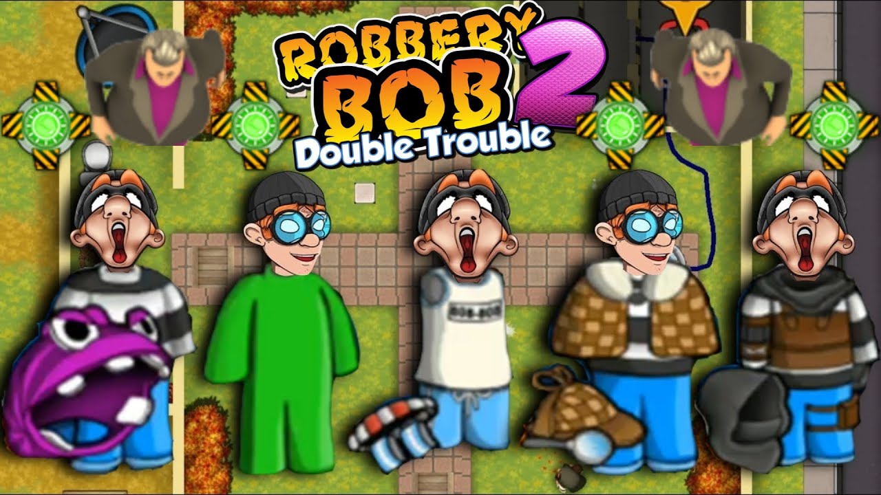 Robbery Bob 2 - All Costumes Funny Gameplay Part 240 - YouTube