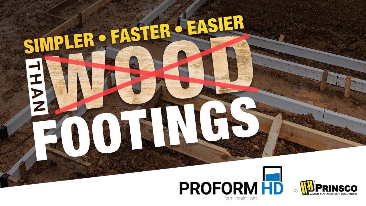 Simple, Fast, Easy. Upgrade from Wood Forms to Proform HD® for ...