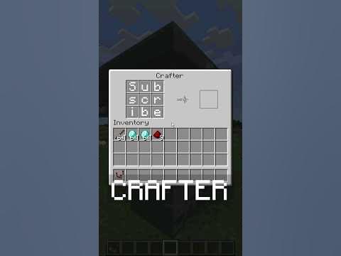 AUTOMATIC CRAFTING with the crafter in Minecraft 1.21! | Redstone with ...