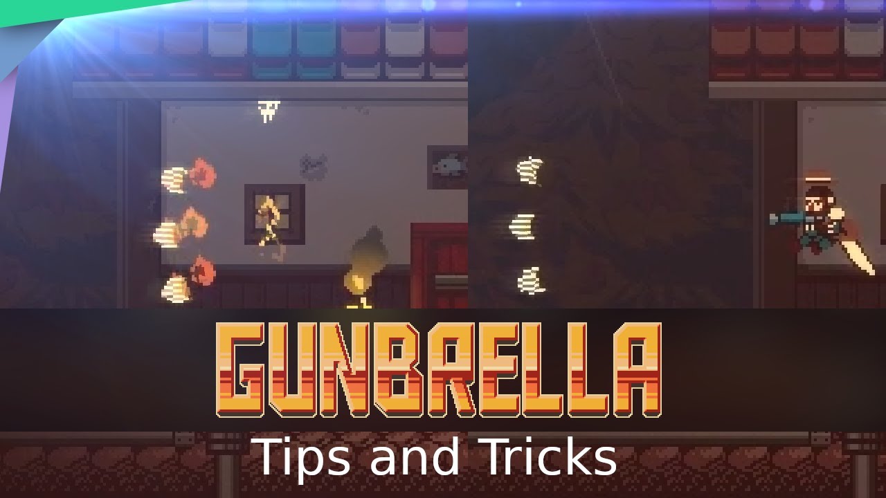 Gunbrella - Gameplay Tips - Fire Bullets and High Jump - YouTube