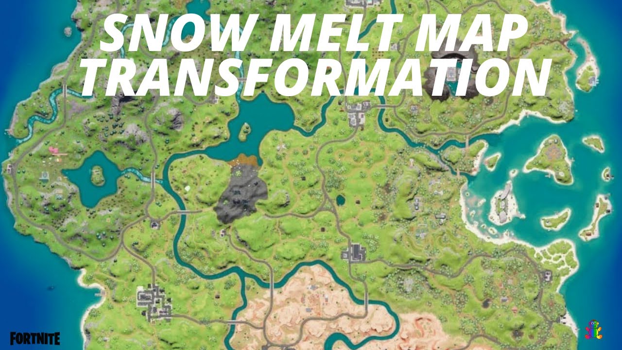 Fortnite Chapter 3 Map Transformation When SNOW MELTS in Season 1 - YouTube