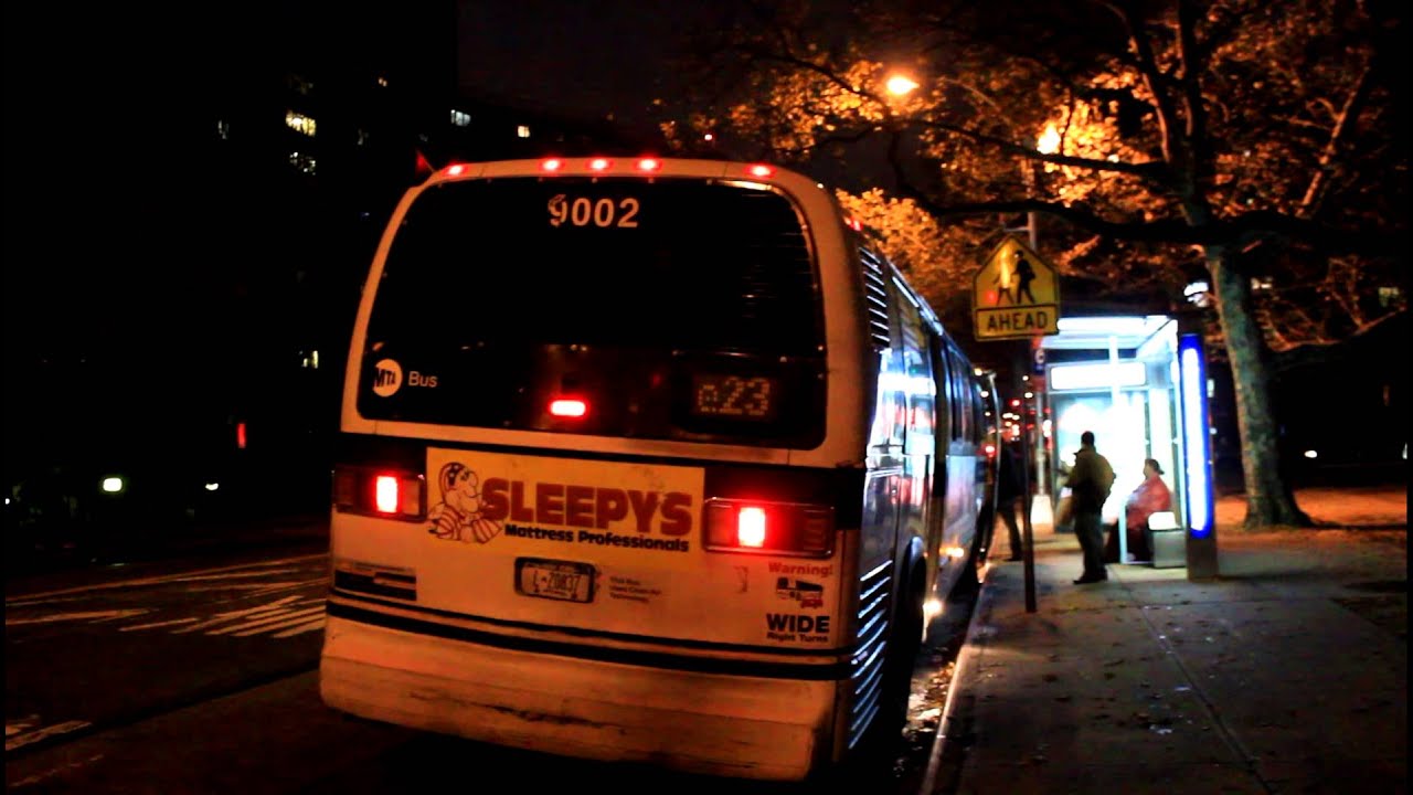 MTA Bus Co: Forest Hills Bound NovaBus RTS [#9002] Q23 at 108th St & I ...