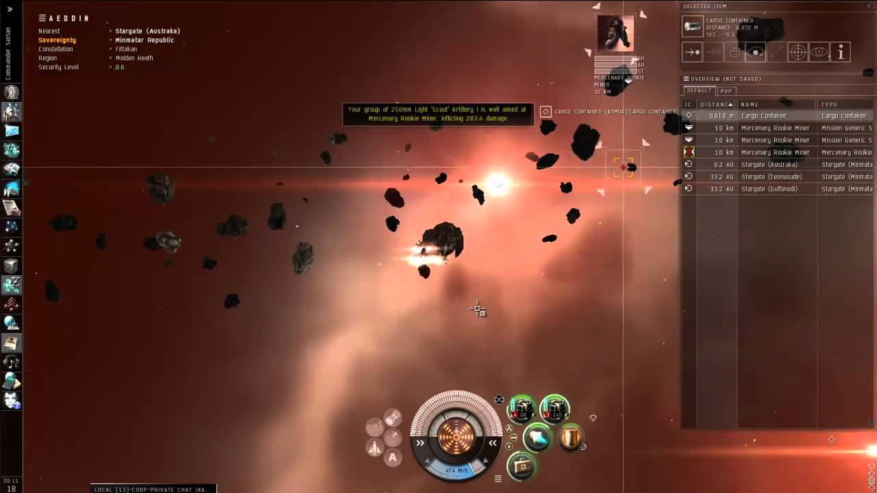 EVE - Level 1 mission - YouTube
