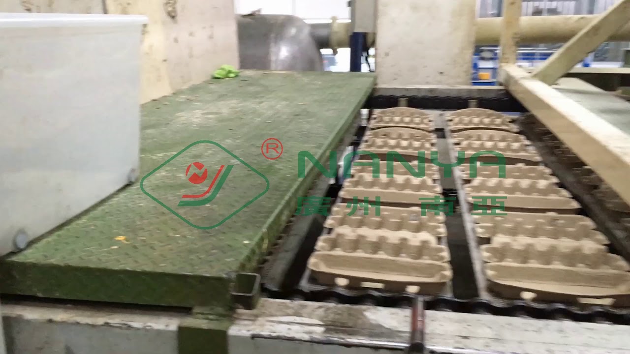 NANYA Automatic Egg Box / Egg Tray Rotary Making Machine - YouTube