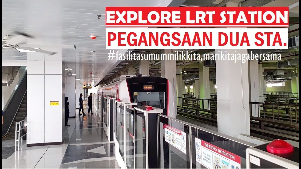 Explore Walk LRT Jakarta Station ~ Stasiun Depo Pegangsaan Dua ~ Kelapa ...