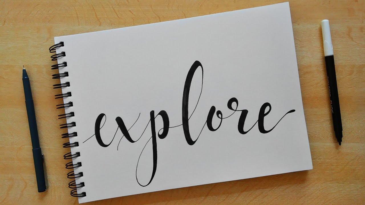 How to draw calligraphy | calligraphy designs | calligraphy drawing ...