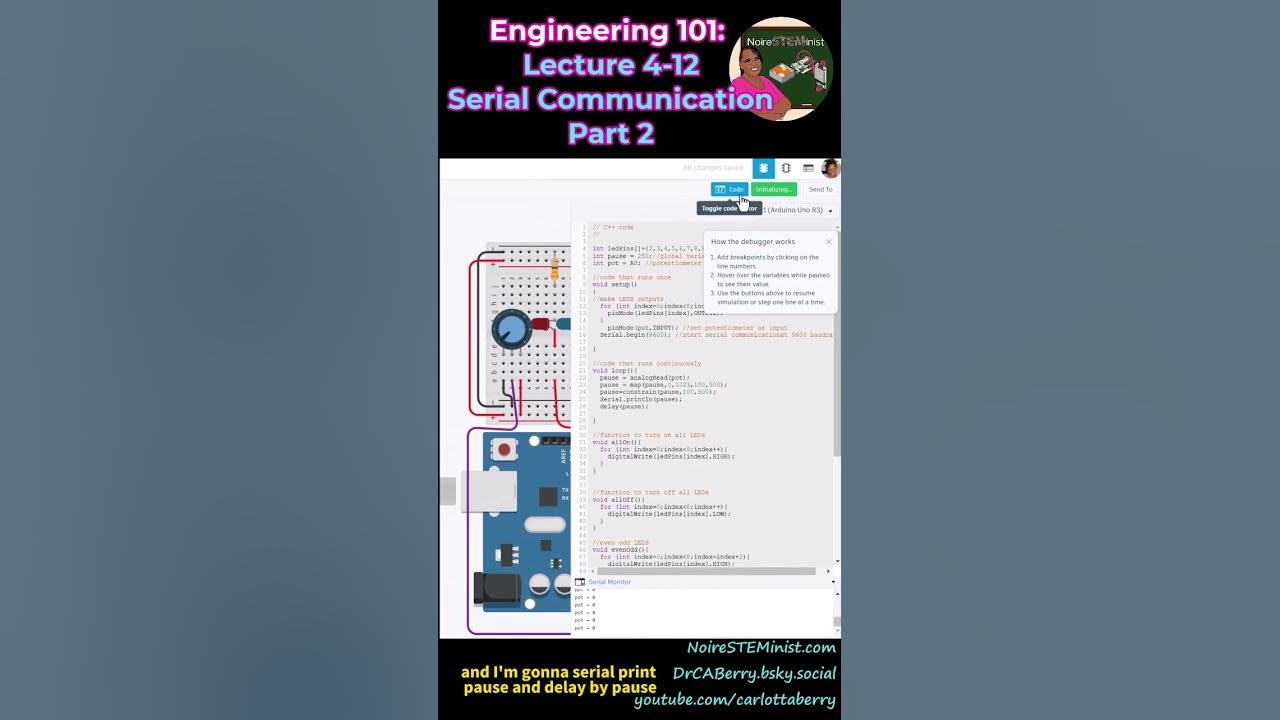 #Engineering101 Lecture 4-12 Serial Communication Part II - YouTube