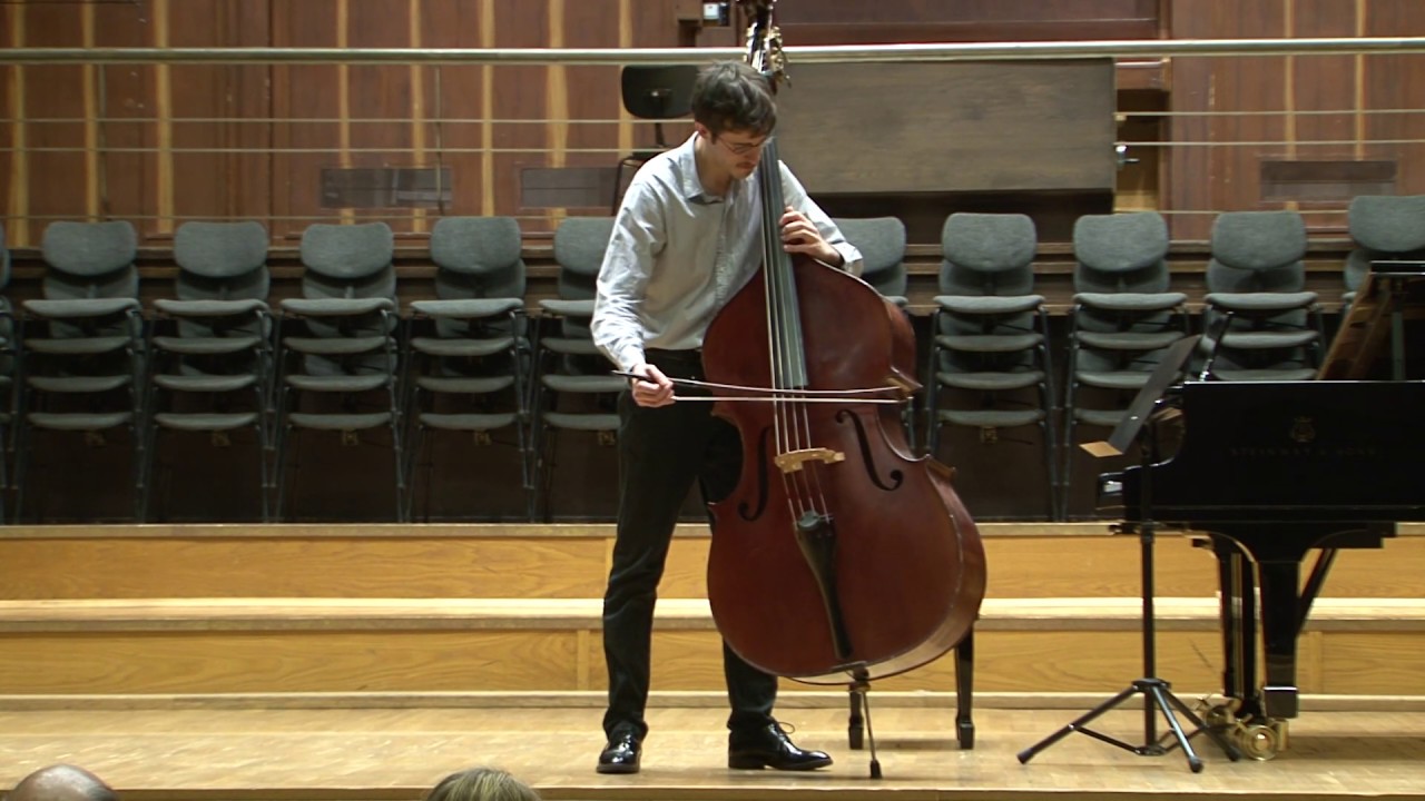 Sechs Stücke für Kontrabass solo op. 68 - Giselher Klebe - YouTube