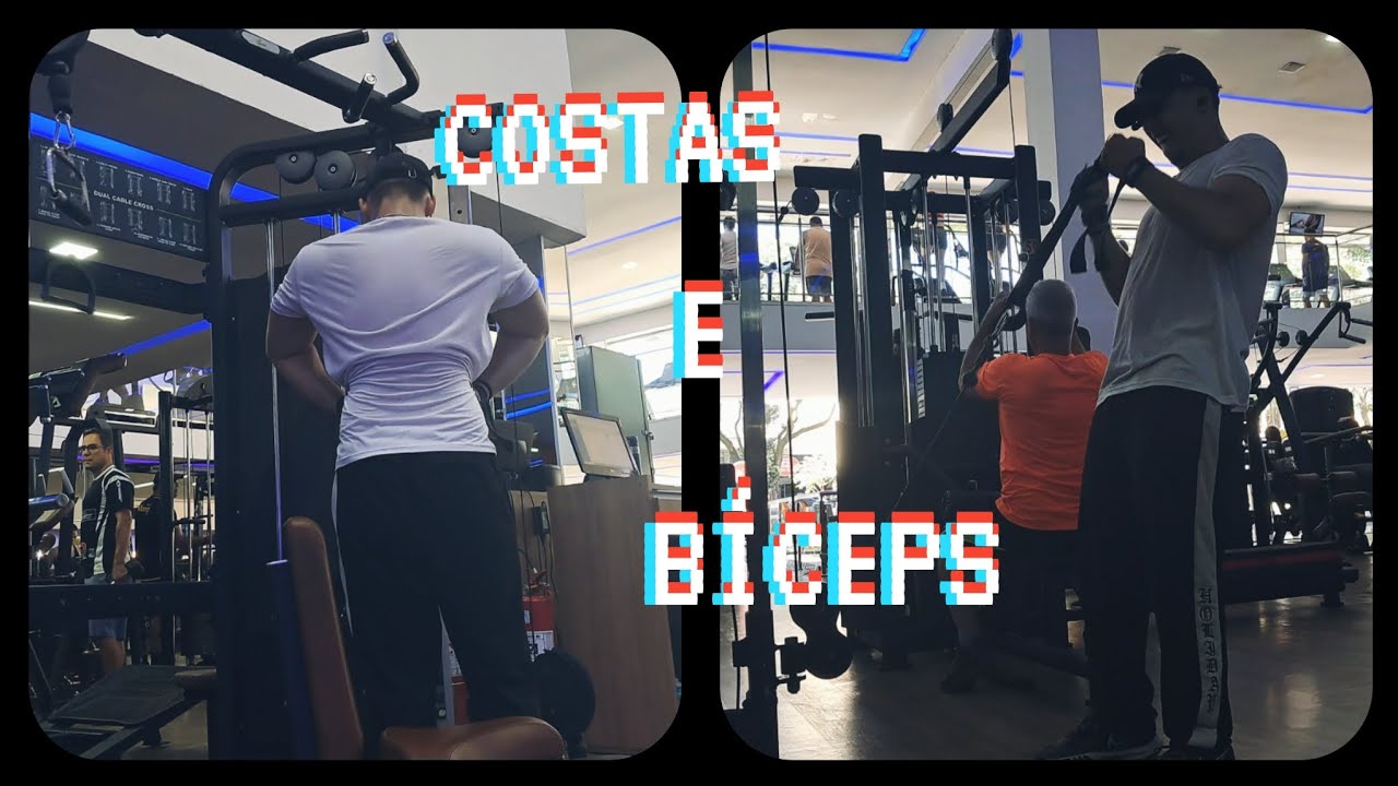 Costas e Bíceps (Dudufit da shoppe) - YouTube