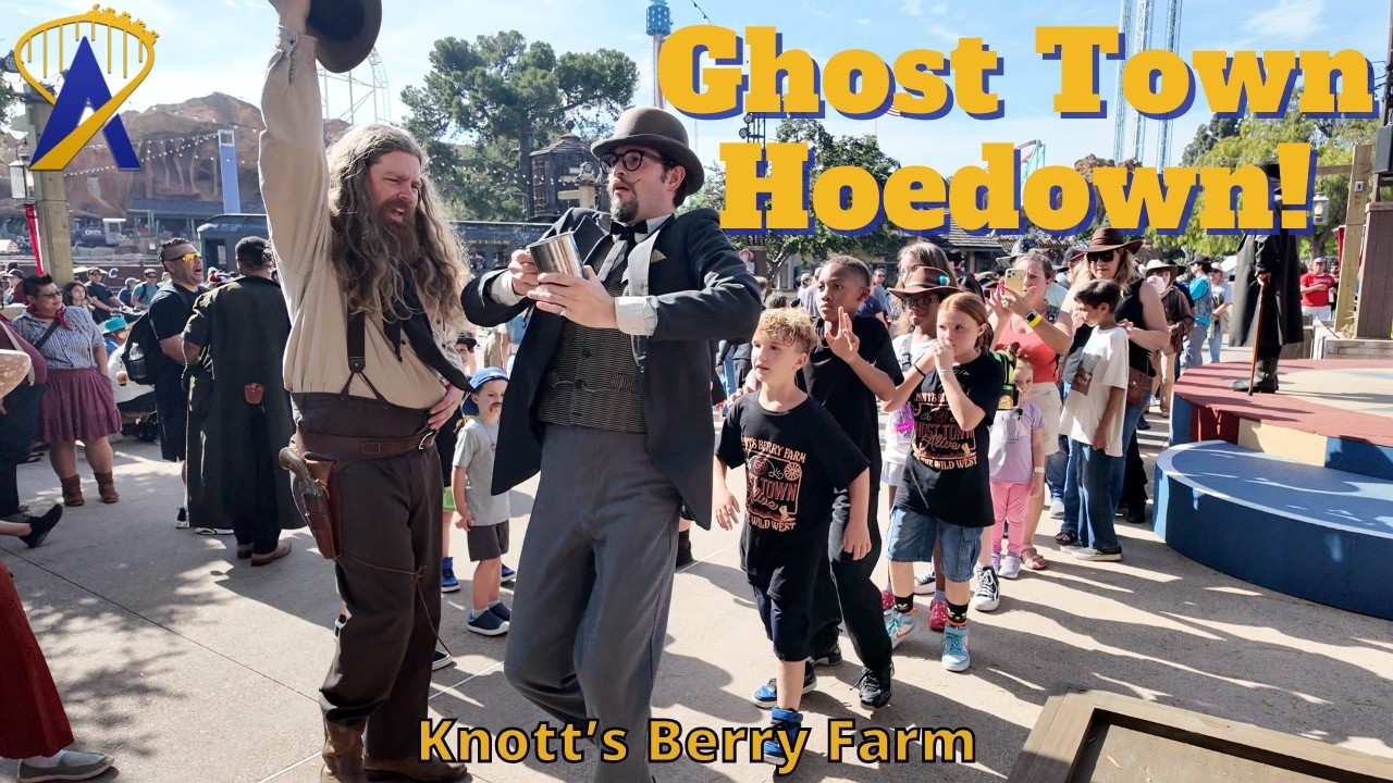 Knott's Founder's Day Hoedown in Ghost Town Alive - YouTube