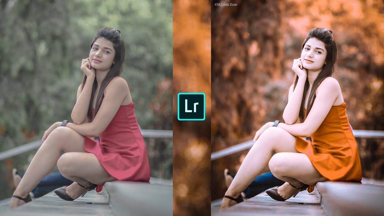 Moody coral tone effect Lightroom photo editing//preset download free ...