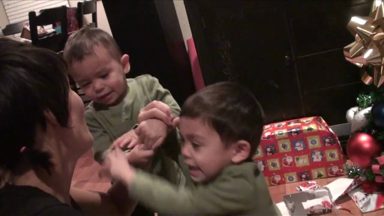 Christmas Eve Toddler Fight - YouTube