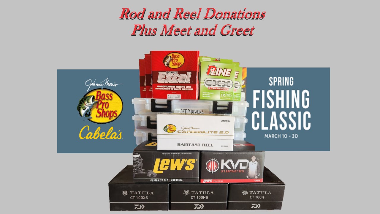 Donating Rods and Reels For Youth Clubs - Bass Pro Spring Fishing ...