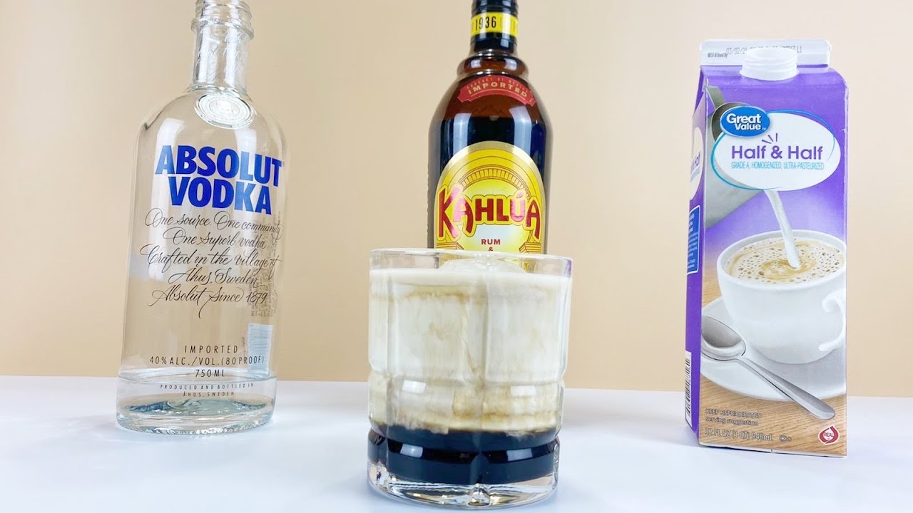 como hacer un ruso blanco - YouTube