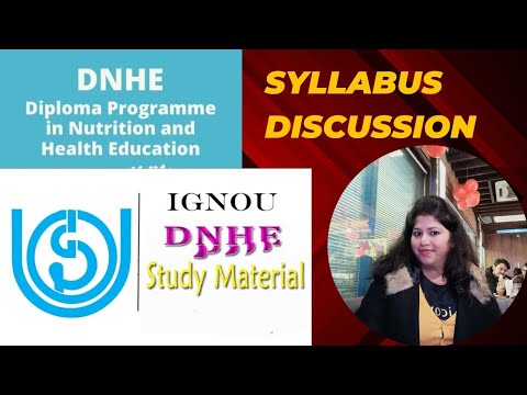 DNHE Syllabus | Diploma in Nutrition and Health Education - YouTube
