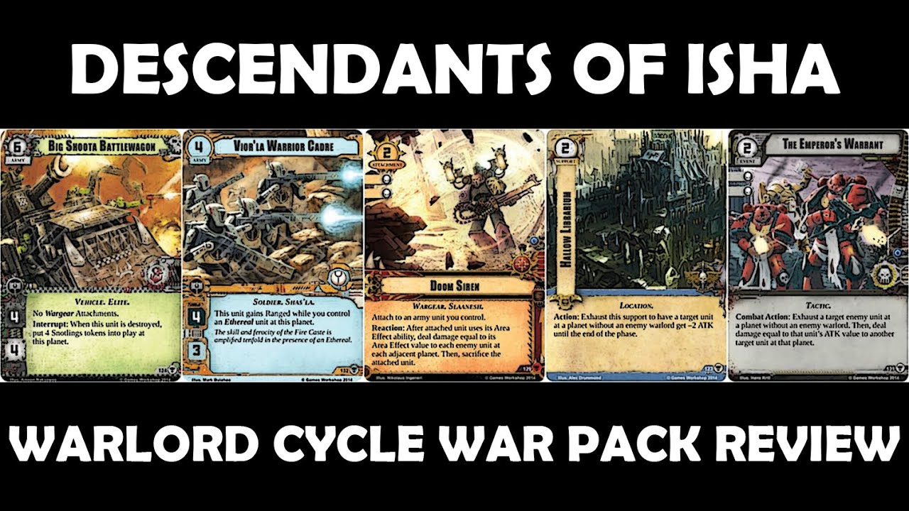 Descendants of Isha - Warhammer 40,000: Conquest War Pack Review - YouTube