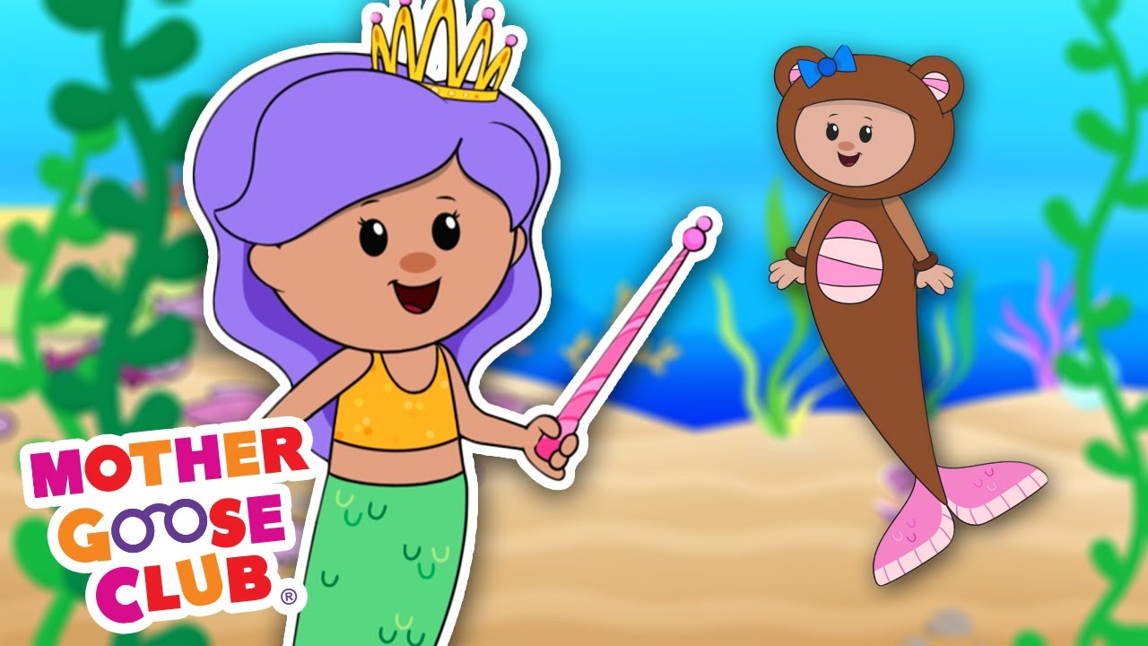 Mermaid Song + More | Mother Goose Club Cartoons #NurseryRhymes - YouTube