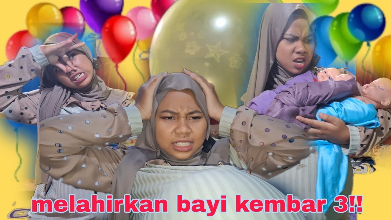 DRAMA IBU HAMIL MULES MULES MELAHIRKAN BAYI KEMBAR 3 - YouTube