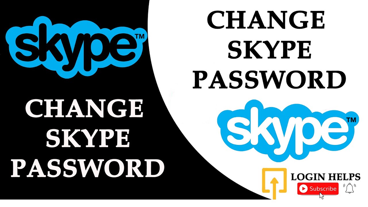 How to Change Skype Password? Skype Password Change Video Tutorial 2021 ...
