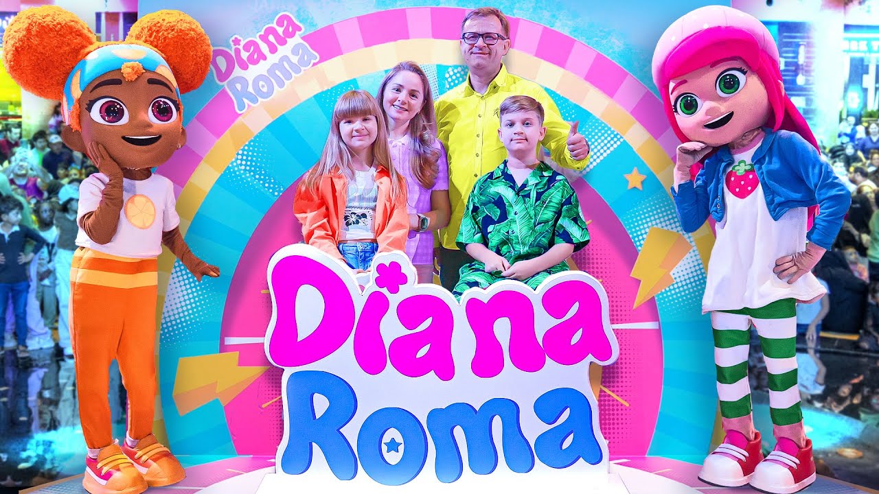 Diana and Roma at Riyadh Toy Festival, Meet & Greet Realtime YouTube ...