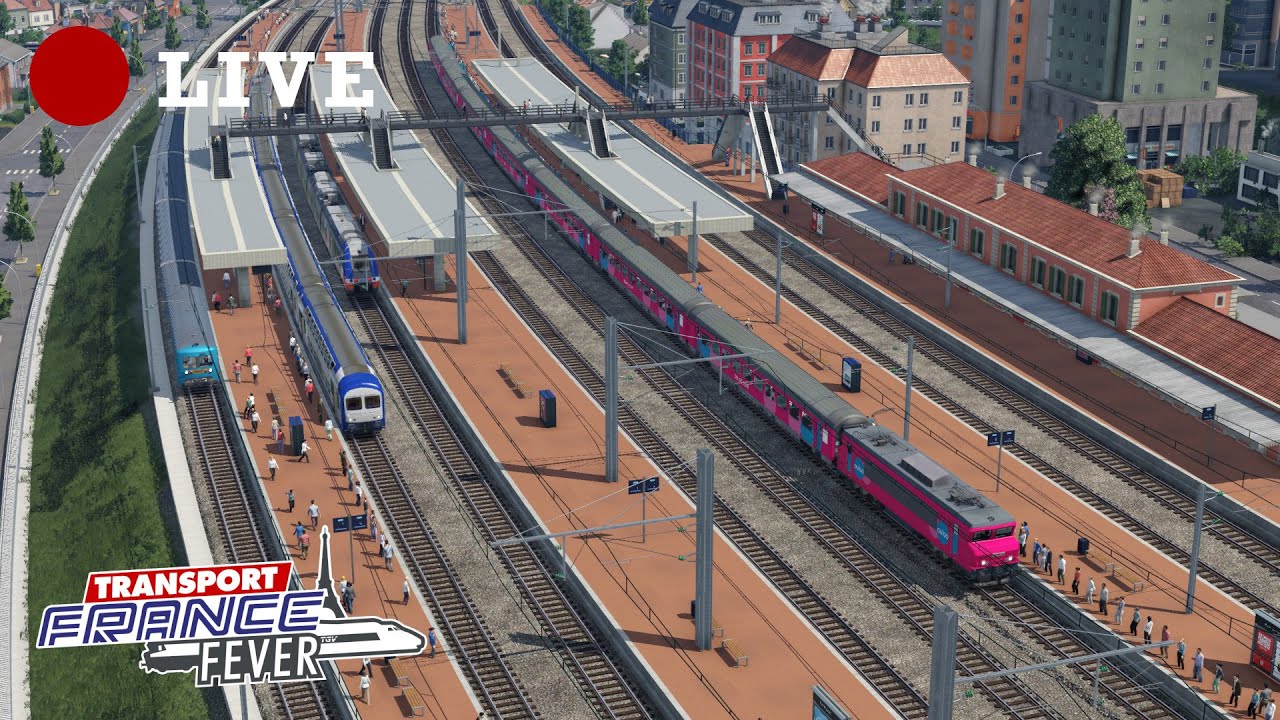 LIVE - Retour sur la map Design 2 | Transport Fever 2 - YouTube