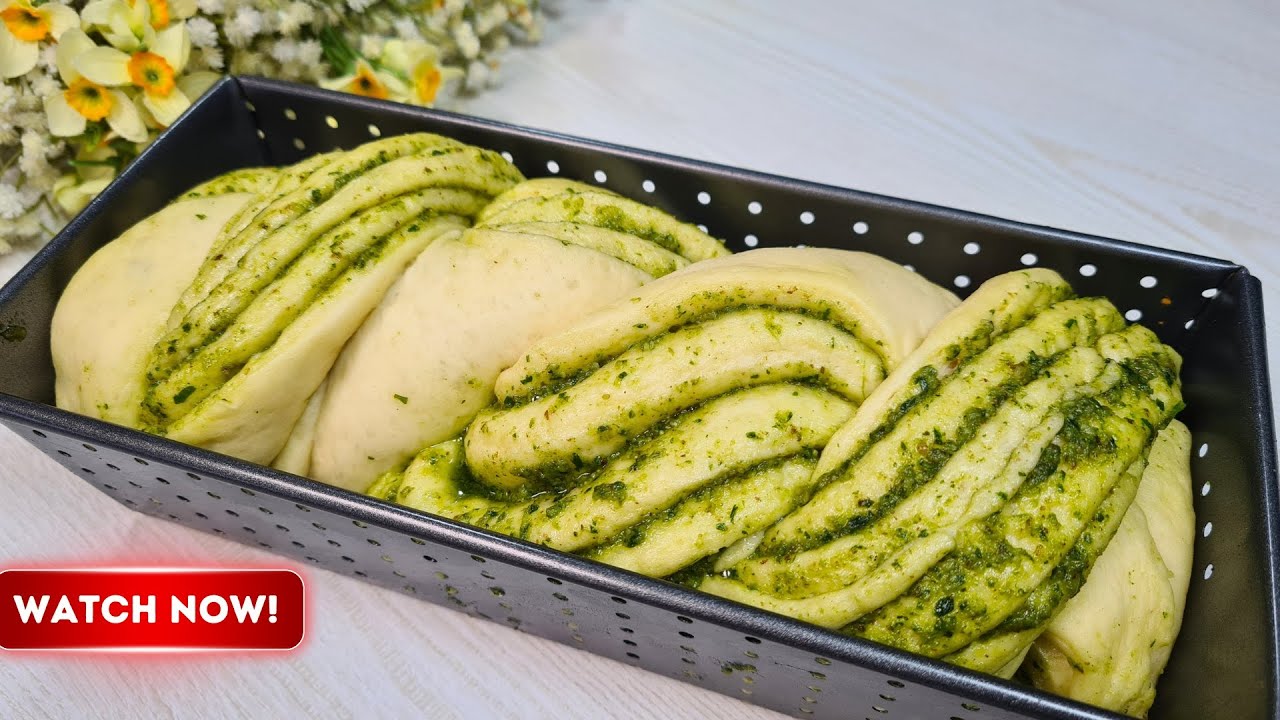 How to Bake Braided Pesto Bread at Home | Easy and Delicious Recipe - YouTube