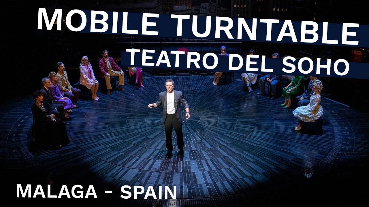 special stage technology, the mobile turntable in Malaga Spain looks ...