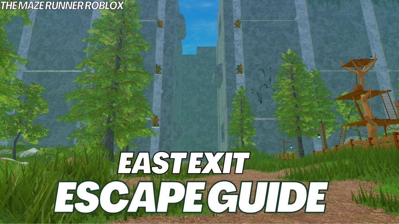 How to ESCAPE using the EAST Exit in the Maze Runner ROBLOX - YouTube