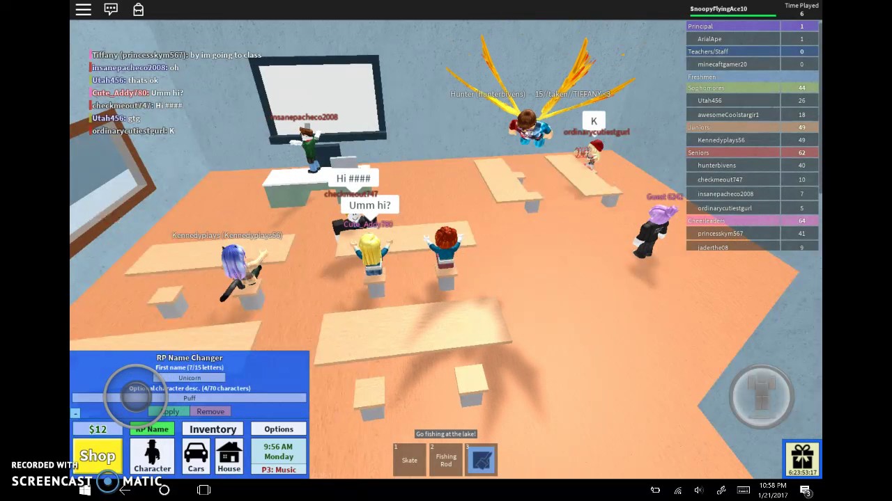 Ab playing Roblox HS 1 - YouTube
