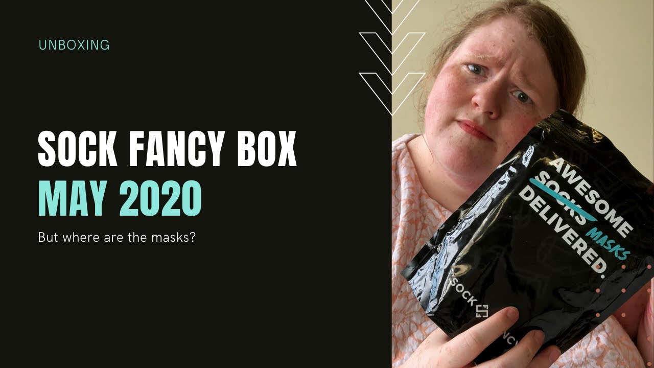 UNBOXING Sock Fancy May 2020 Why does it say masks? - YouTube