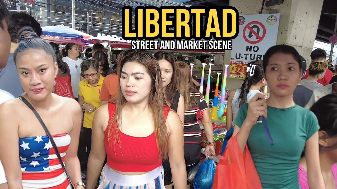 Real Street and Market Scene from Libertad Pasay City Philippines[4K ...