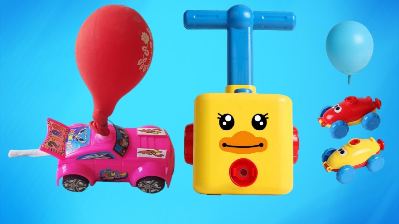 How To Make Balloon Car || Air Car Science Project || Diy Air Powered ...