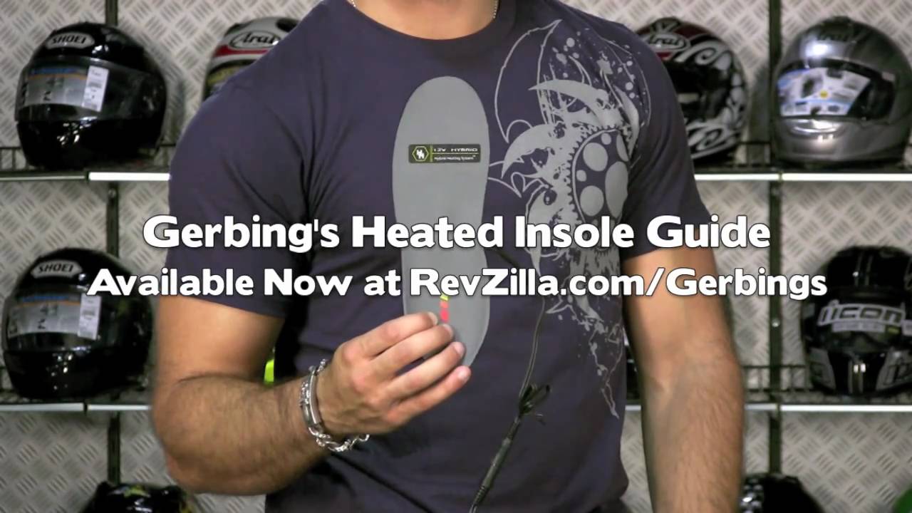 Gerbings Heated Insoles Review & Guide at RevZilla.com - YouTube