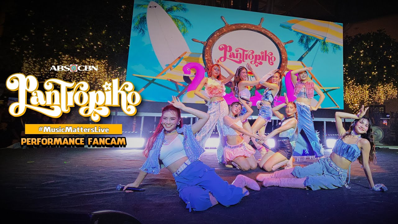 #BINI : #BINI_Pantropiko at #MusicMatters Performance Fancam - YouTube