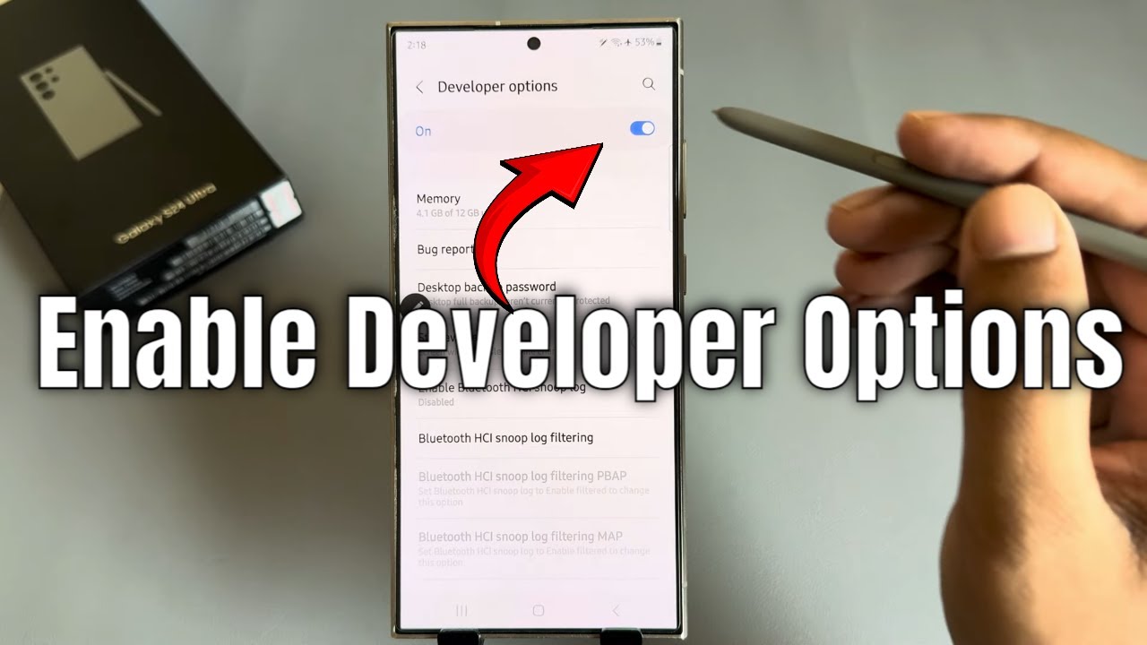 Samsung Galaxy S24 /S24+ /S24 Ultra: How to enable developer option - YouTube